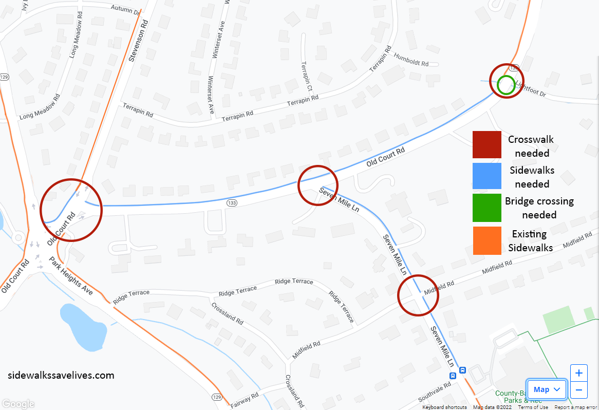 Sidewalks save lives